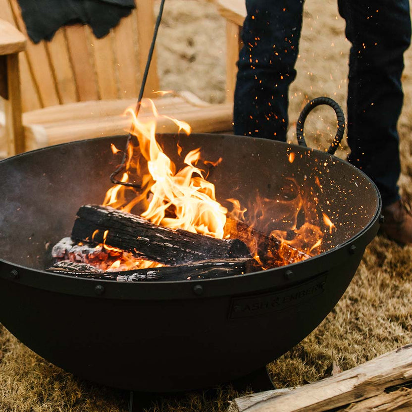 32" Hemisphere Fire Pit | Ash & Ember