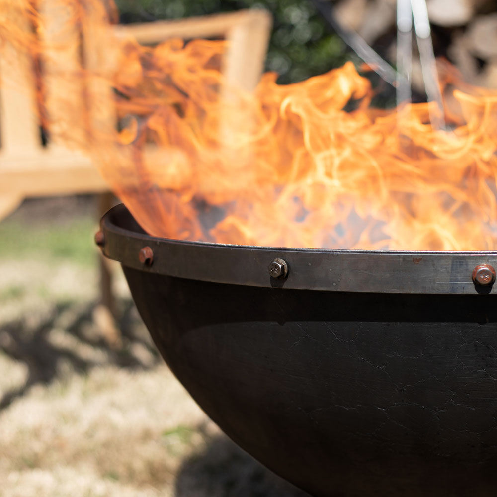 32" Hemisphere Fire Pit | Ash & Ember