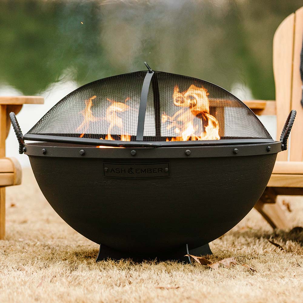 32" Hemisphere Fire Pit | Ash & Ember