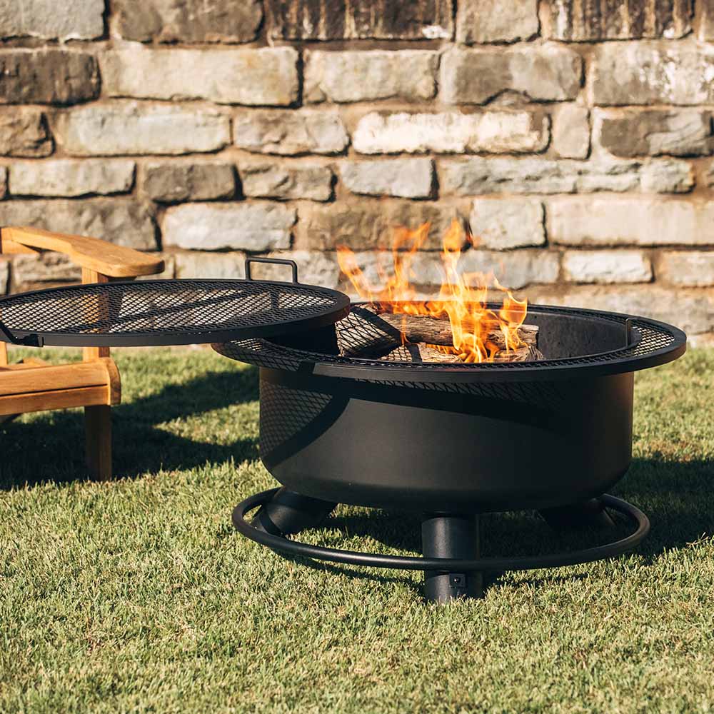 Fire Pit with Swivel Cooking Grate | Ash & Ember