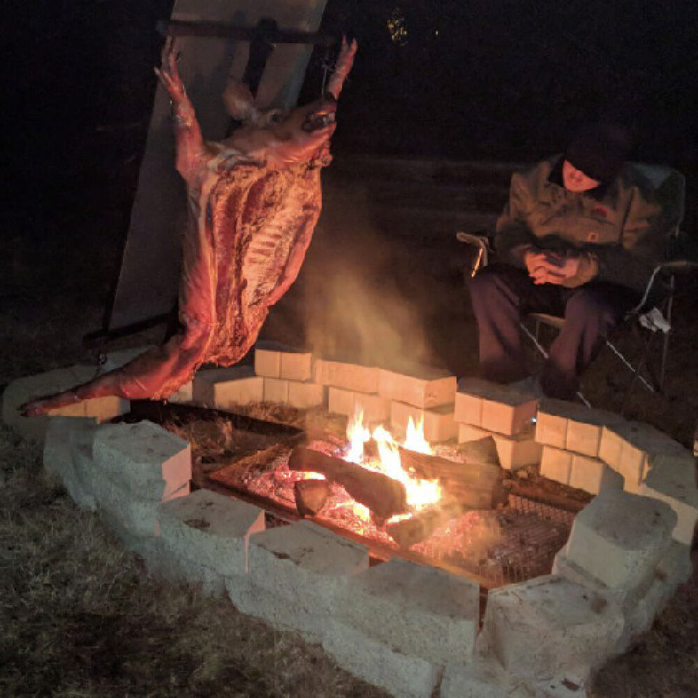 Asado Cross with Adjustable Base | Ash & Ember