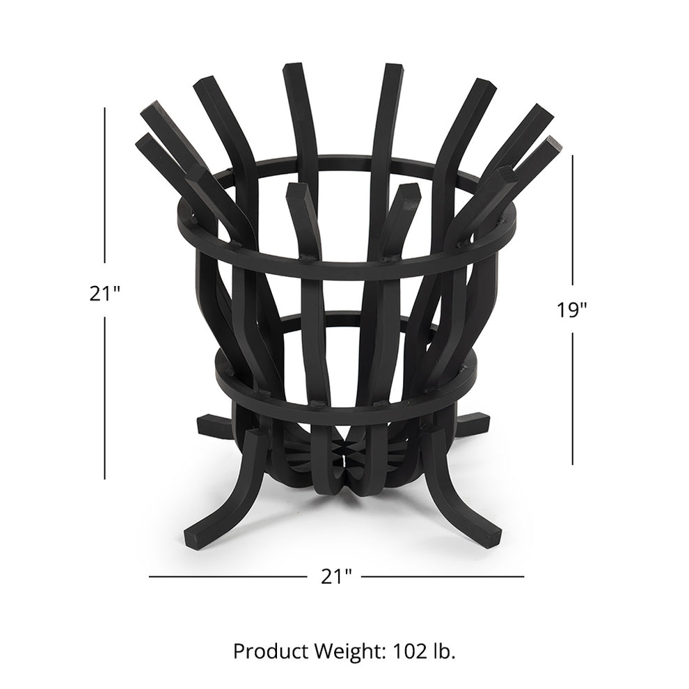 High-Efficiency Fire Pit Basket | Ash & Ember