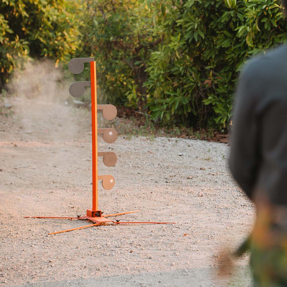 AR500 6" Dia. Swing Paddles for Dueling Tree Shooting Stand | Ash & Ember