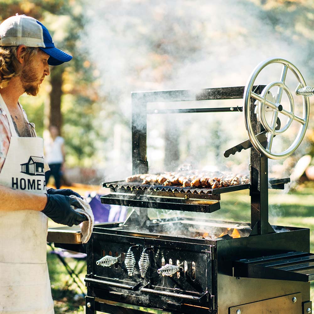 Live Fire Grill - Premium Santa Maria-Style Portable Argentine Wood and ...