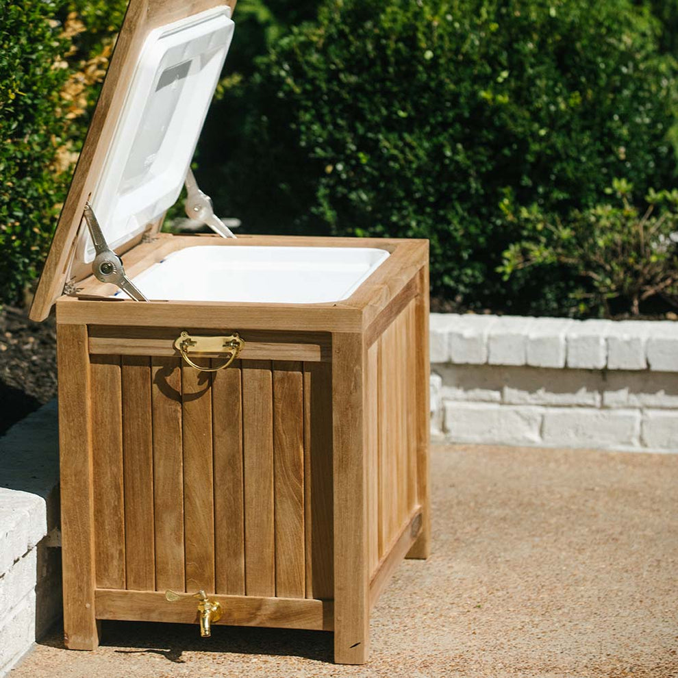 Grade A Teak Ice Chest | Ash & Ember