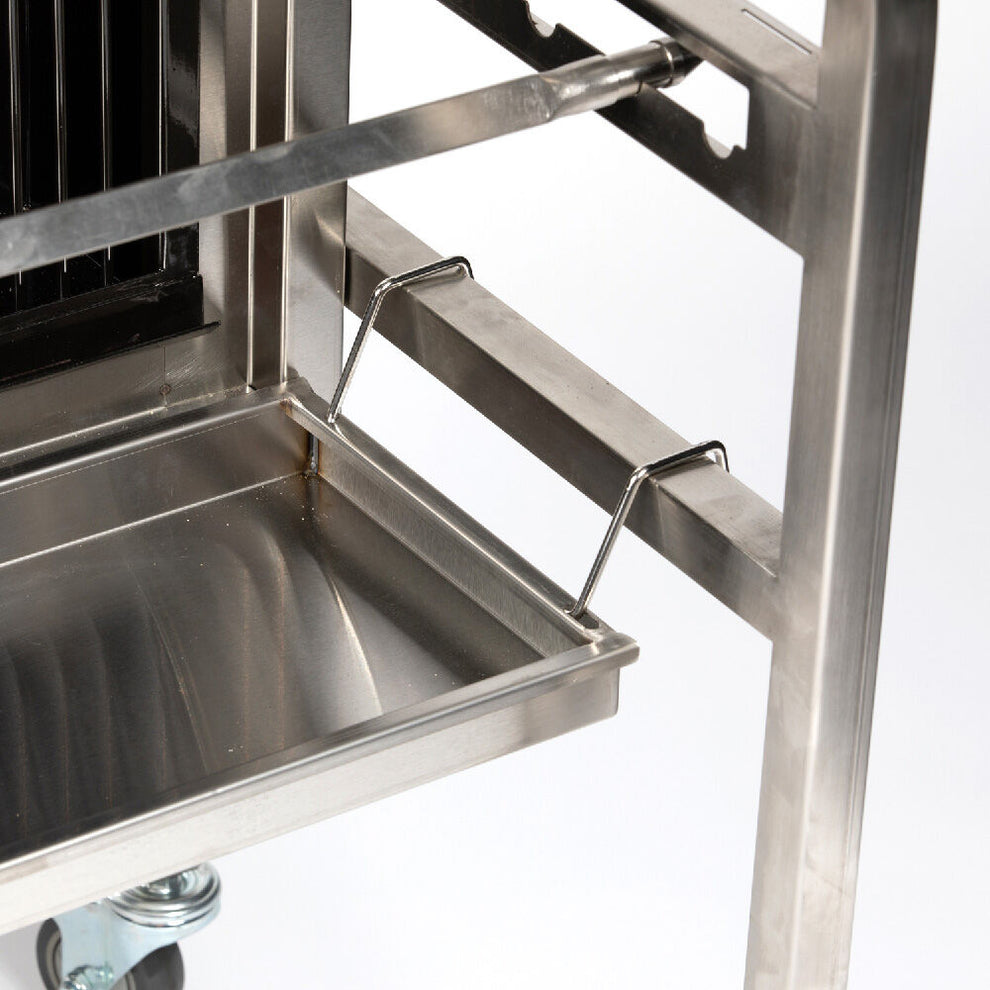 Scratch and Dent, 48" Charcoal Spit Rotisserie Roaster - Stainless ...