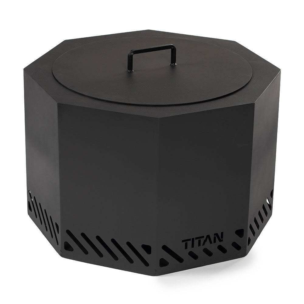 Scratch and Dent - 24" Black Label Dual Flame Smokeless Fire Pit with ...