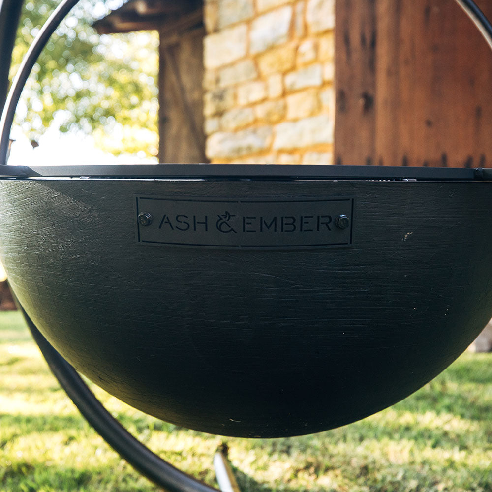 Cast Iron Cauldron Fire Pit | Ash & Ember