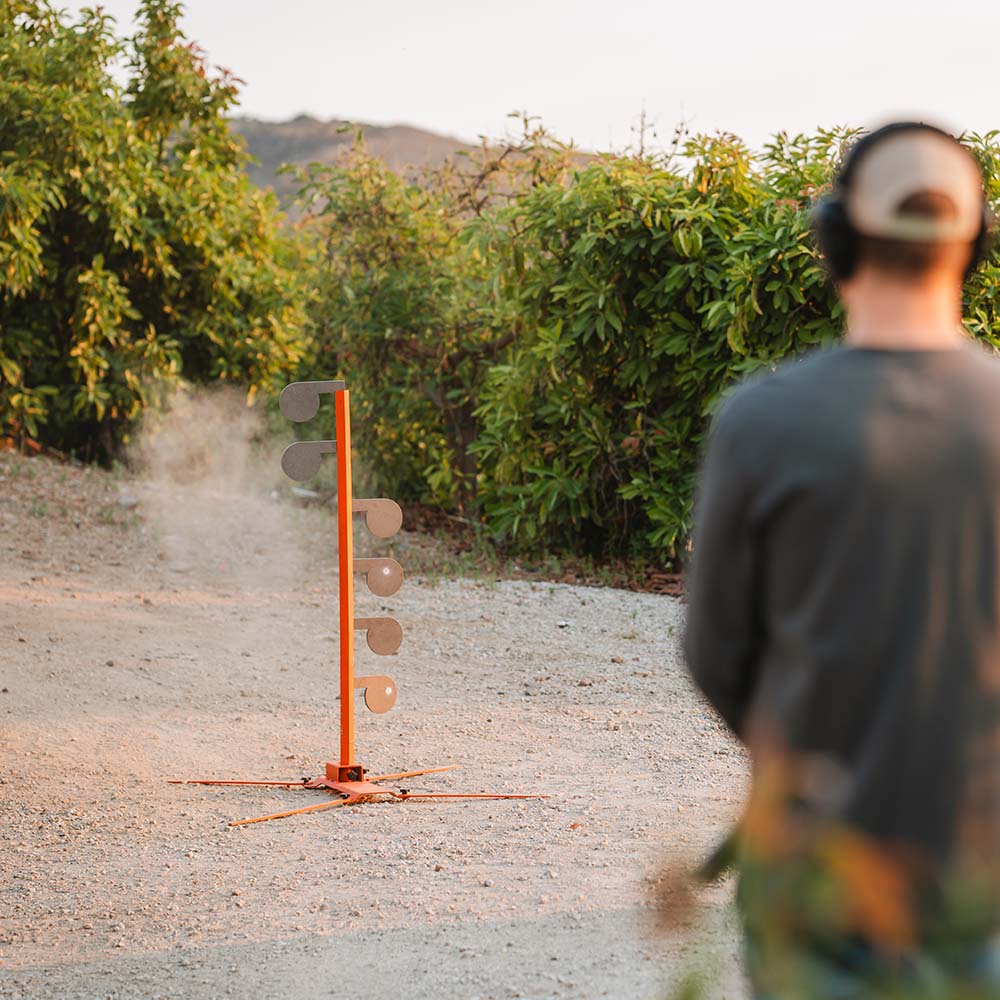 No-Weld Dueling Tree with AR500 Steel Paddle Targets | Ash & Ember