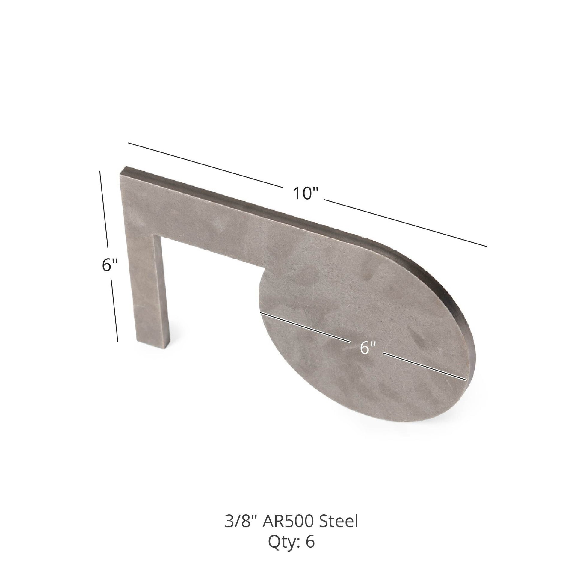 Scratch and Dent - No-Weld AR500 Dueling Tree For Guns & Pistols Steel ...
