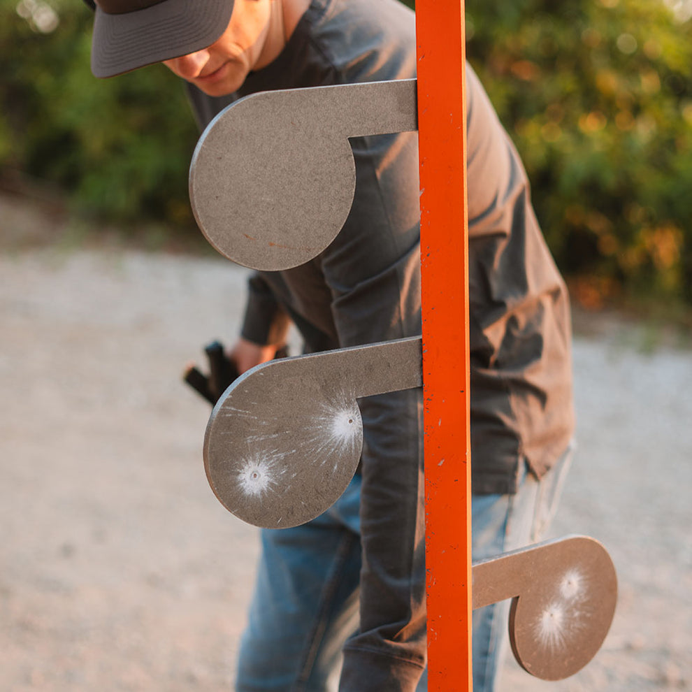 No-Weld Dueling Tree with AR500 Steel Paddle Targets | Ash & Ember