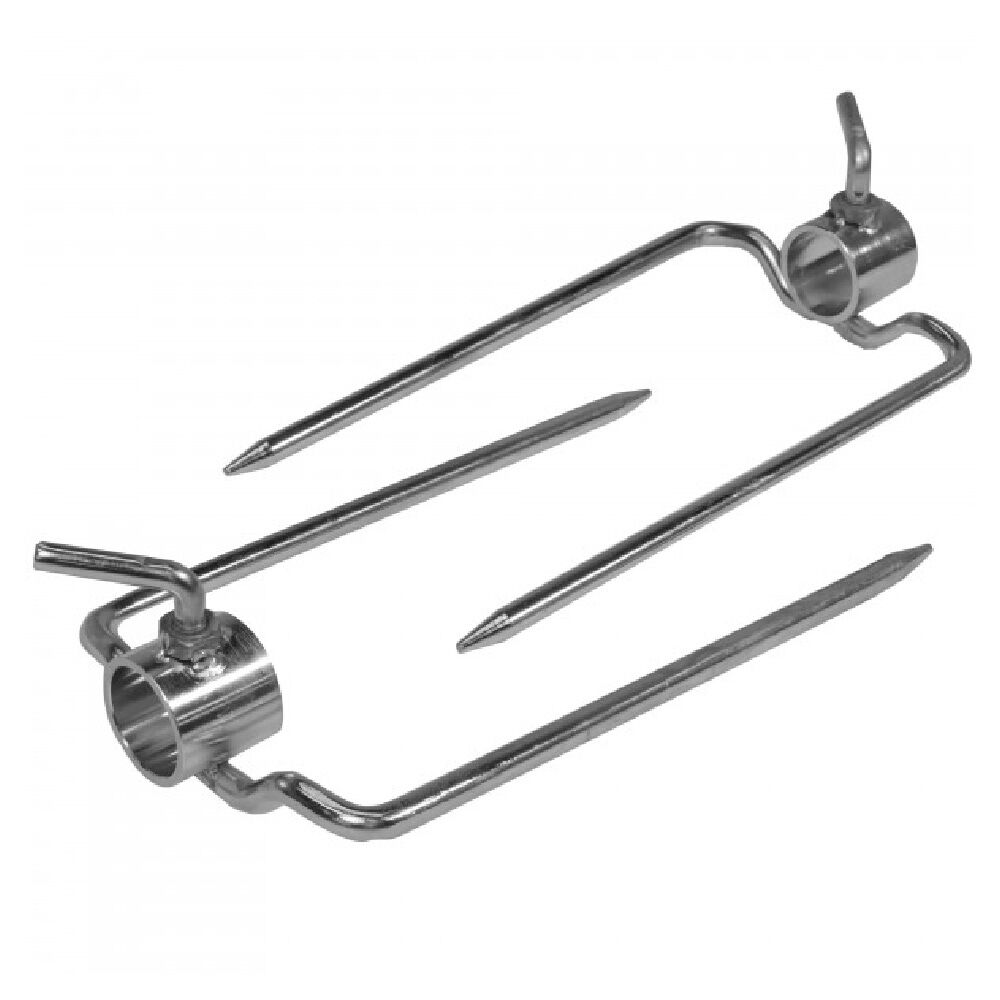 Scratch and Dent - 1" Rotisserie Forks Round Spit Rod - Replacement ...