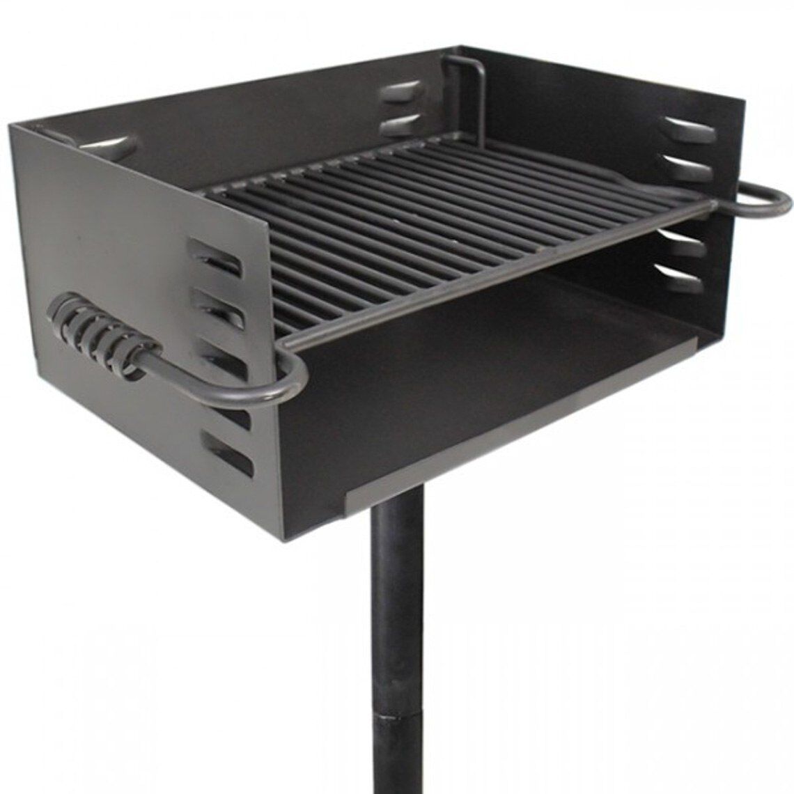 Scratch and Dent - Jumbo Outdoor Park Style Charcoal Grill - Large ...